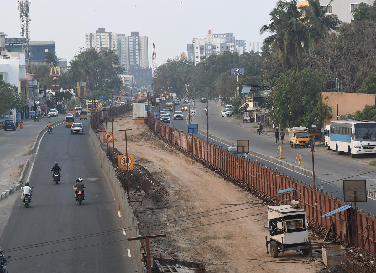 Chennai Metro work (Sholinganallur to SIPCOT) will soon resume - Gofar